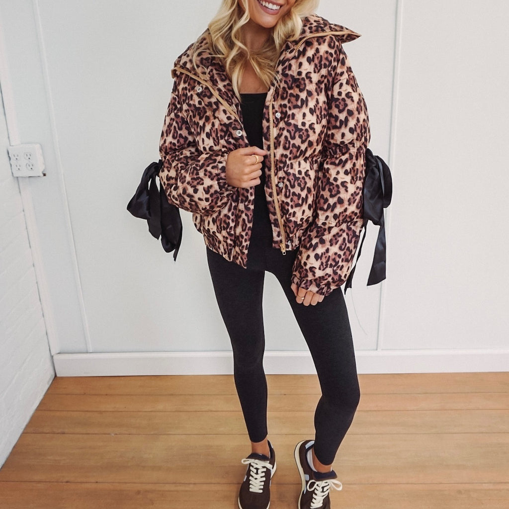 Cheetah Puffer Jacket – Indie Collection