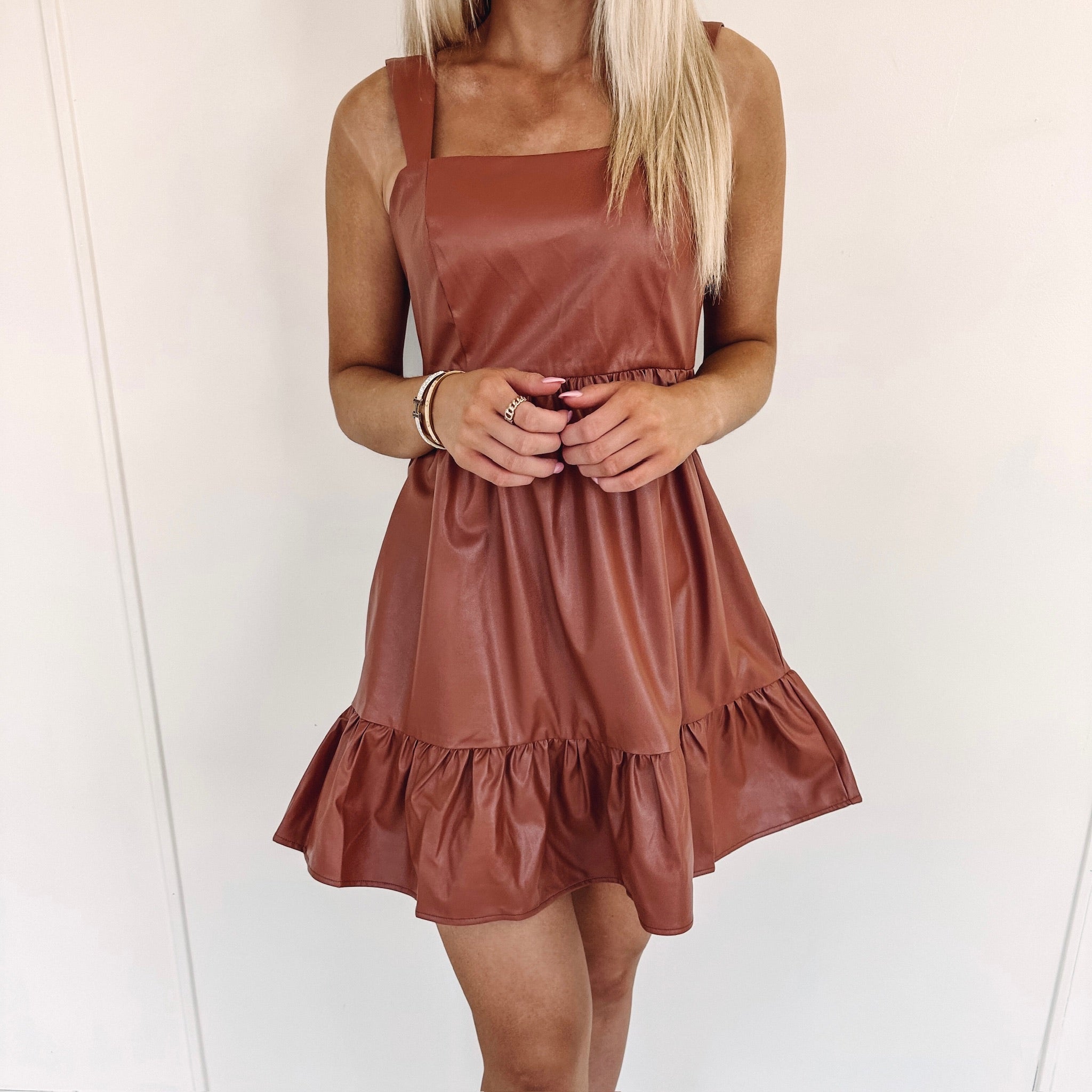 Jessy Leather Dress – Indie Collection